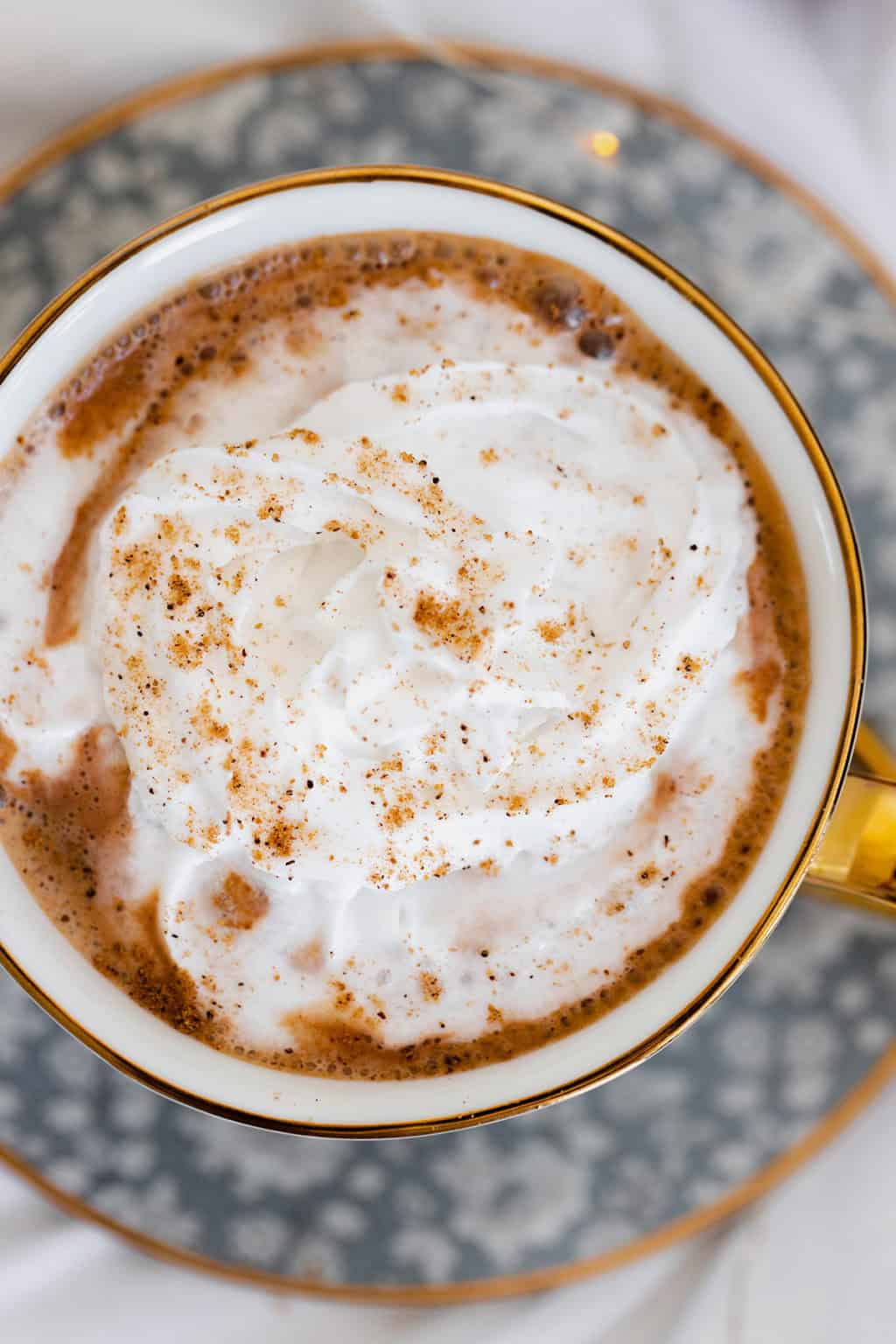 Vegan Eggnog Mocha - The Healthful Ideas