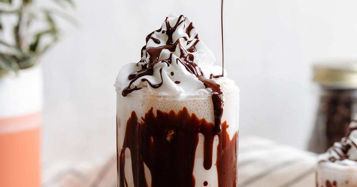 Double Chocolate Iced Mocha - The Healthful Ideas