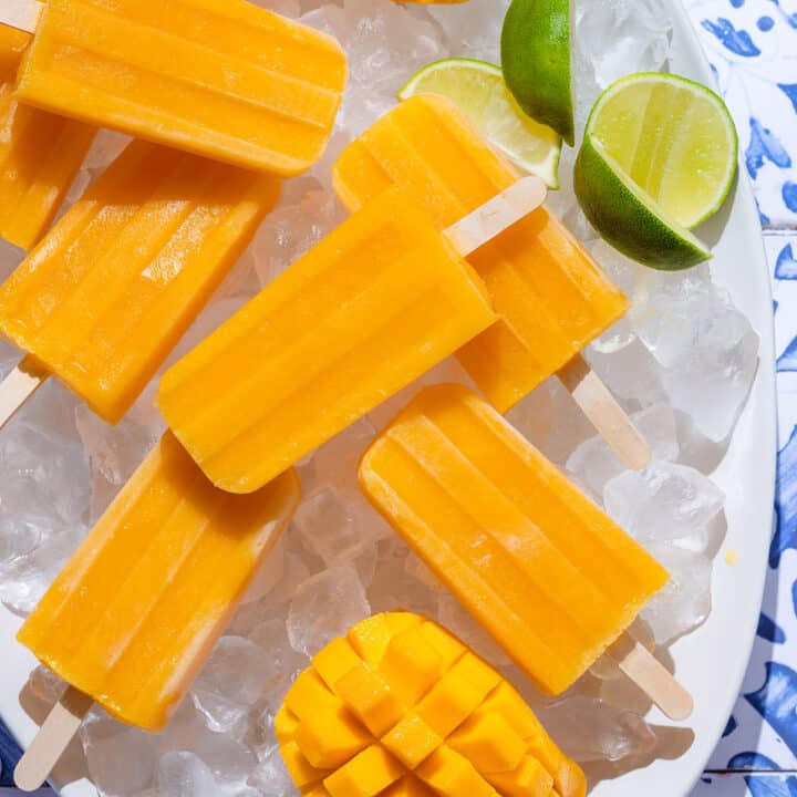Mango Popsicles - The Healthful Ideas