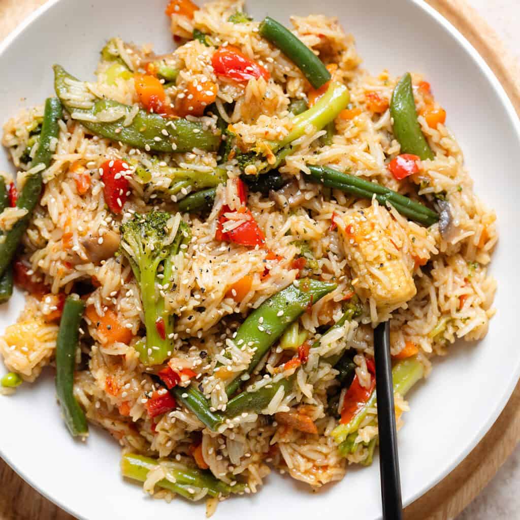 Frozen Vegetable Stir Fry - The Healthful Ideas