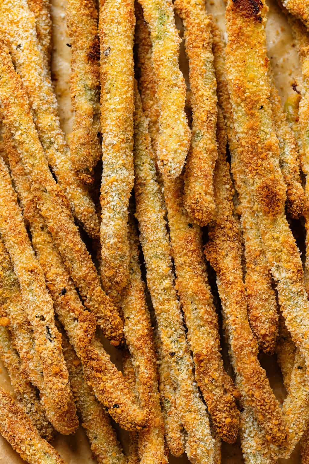 Baked Asparagus Fries - The Healthful Ideas