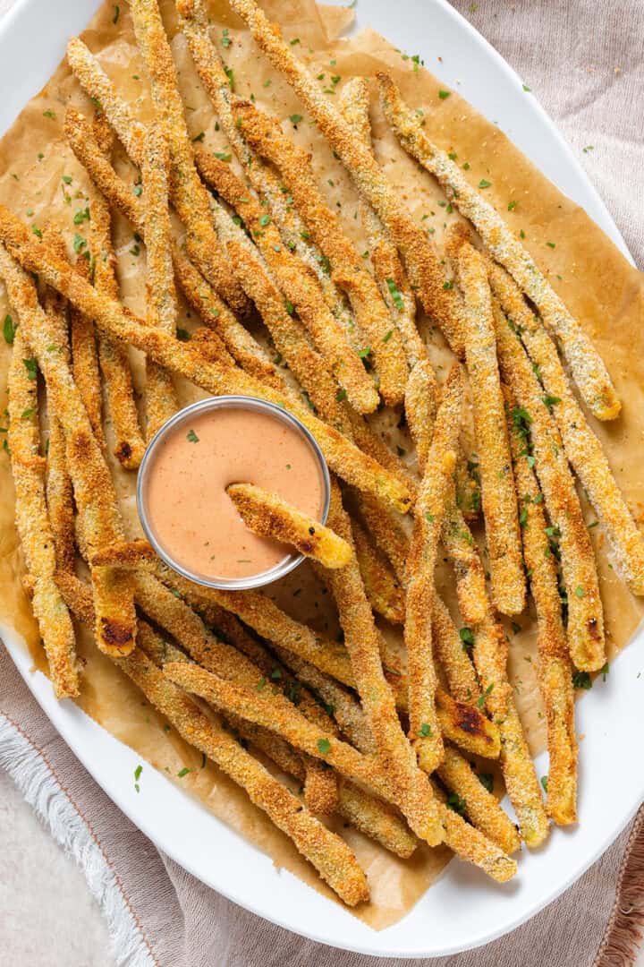 Baked Asparagus Fries - The Healthful Ideas