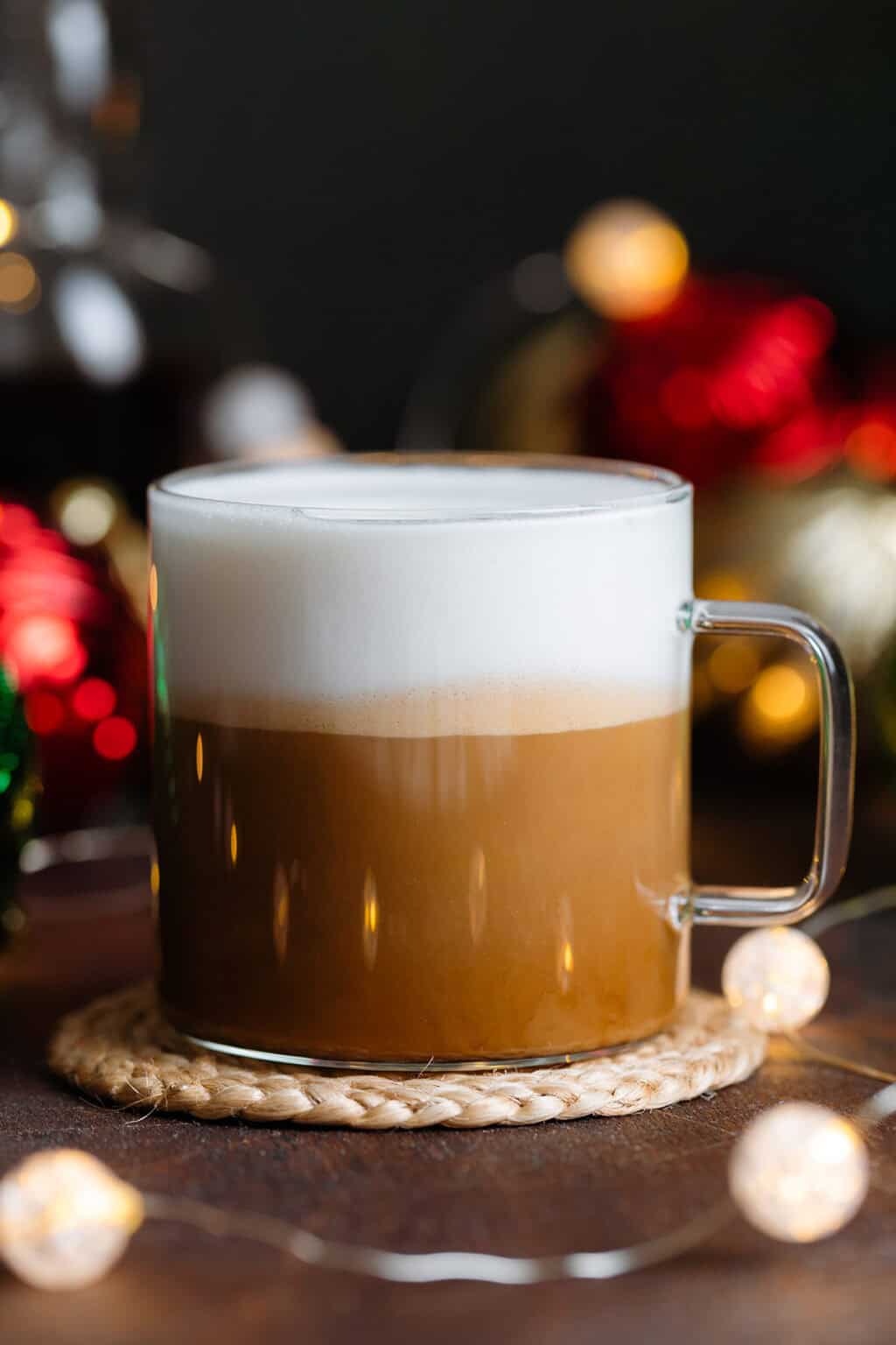 Chestnut Praline Latte - The Healthful Ideas
