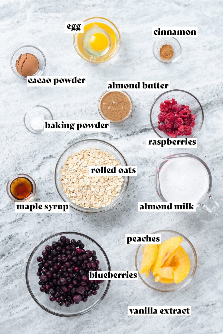 Single Serving Baked Oatmeal - The Healthful Ideas