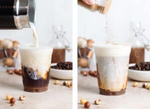 Iced Hazelnut Latte - The Healthful Ideas