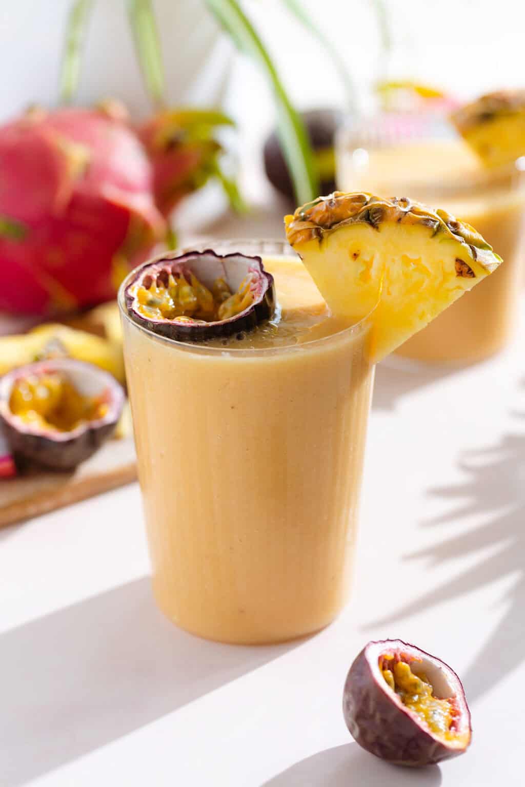 Passion Fruit Smoothie - The Healthful Ideas