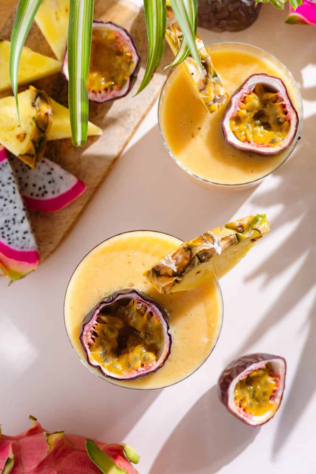 Passion Fruit Smoothie - The Healthful Ideas
