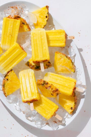Pineapple Popsicles - The Healthful Ideas