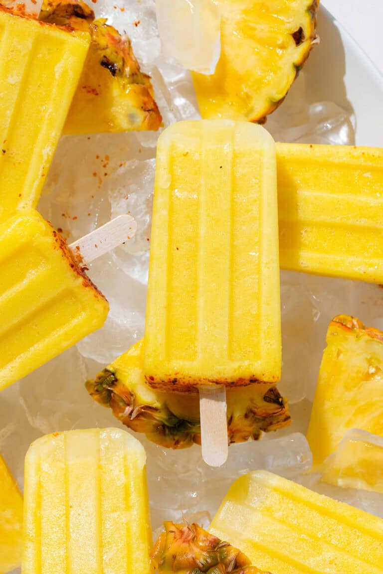 Pineapple Popsicles - The Healthful Ideas