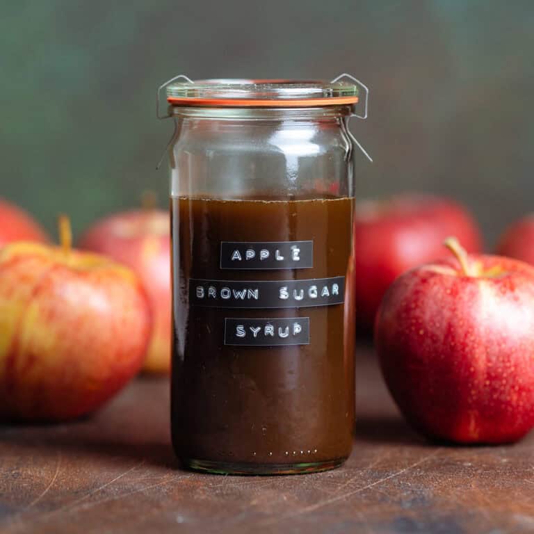 Apple Brown Sugar Syrup - The Healthful Ideas