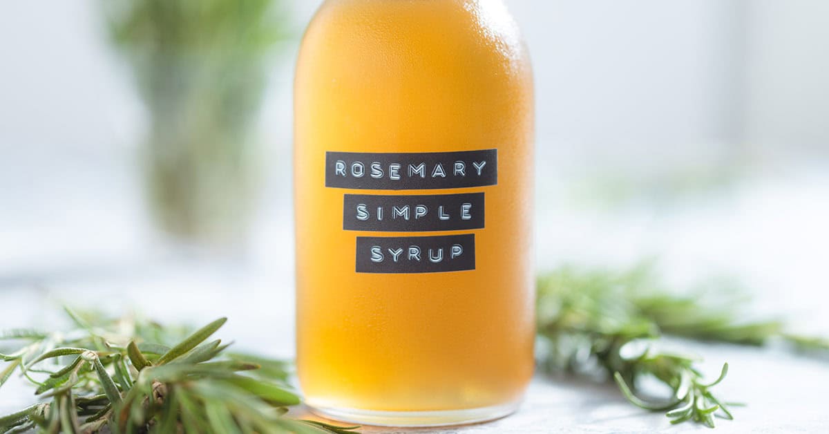 Rosemary Simple Syrup - The Healthful Ideas