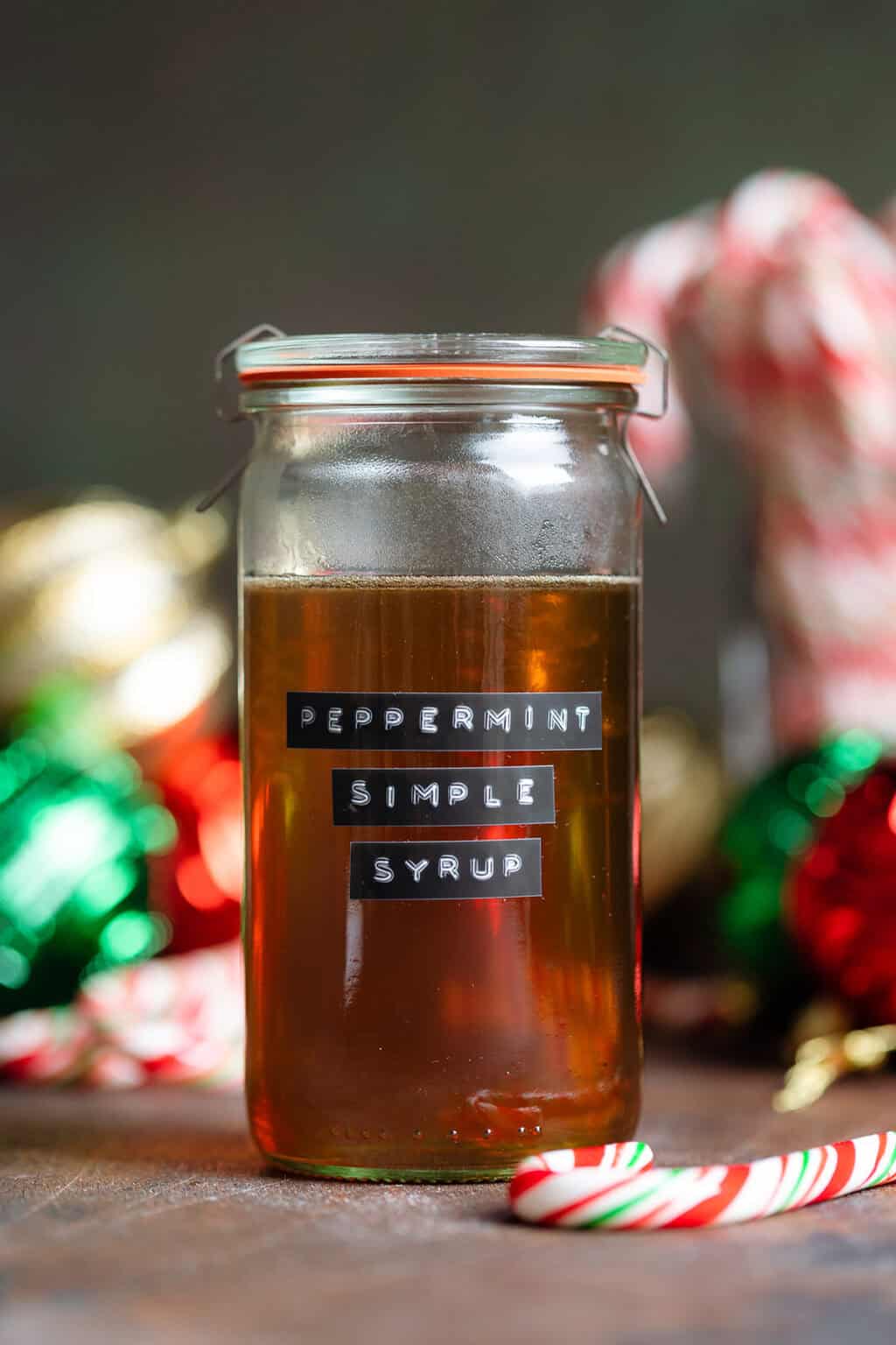 Peppermint Syrup - The Healthful Ideas