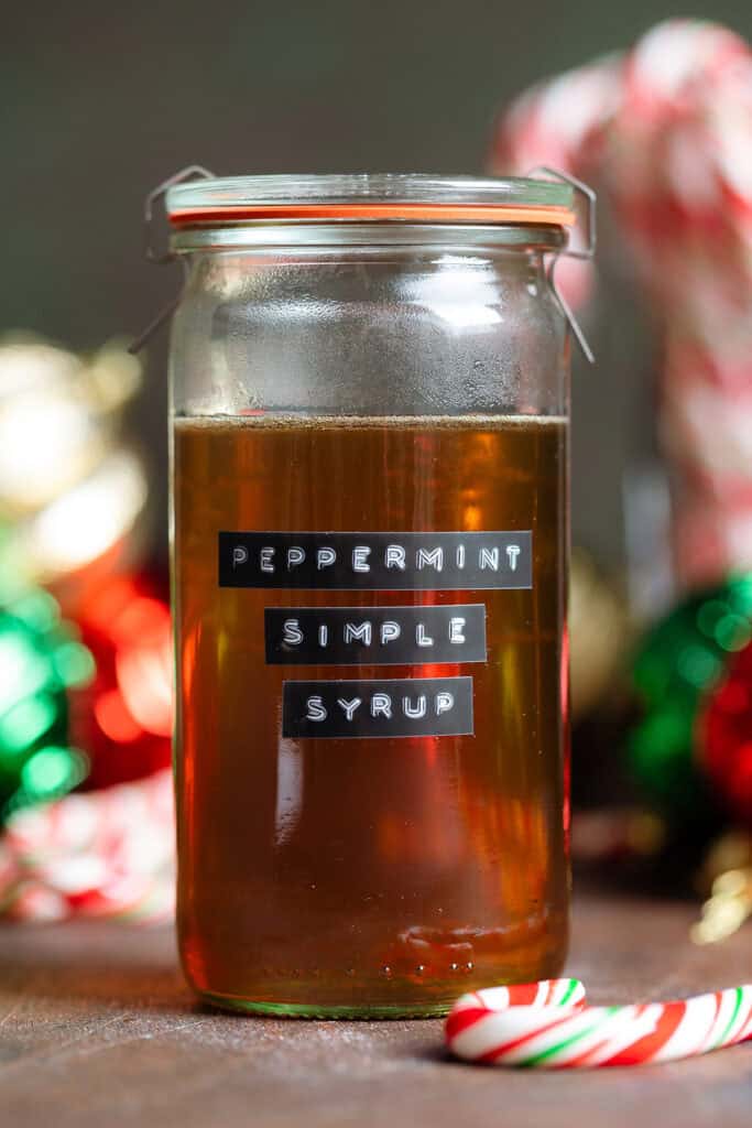 Peppermint Syrup - The Healthful Ideas