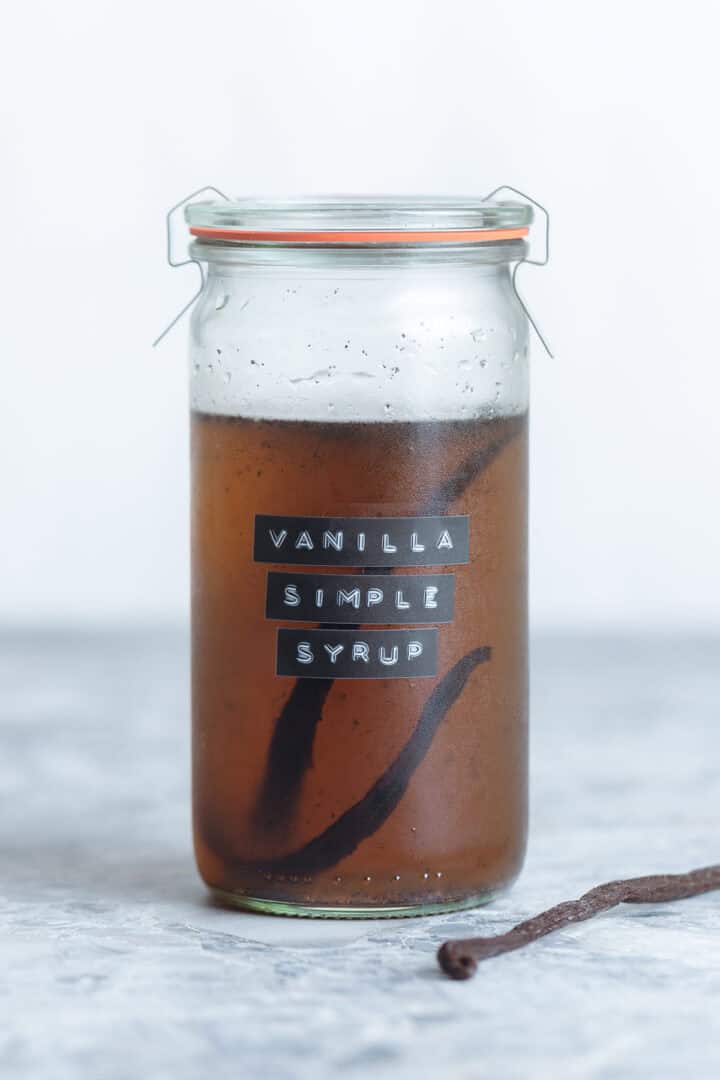 Vanilla Simple Syrup - The Healthful Ideas