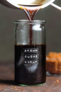 Brown Sugar Simple Syrup - The Healthful Ideas