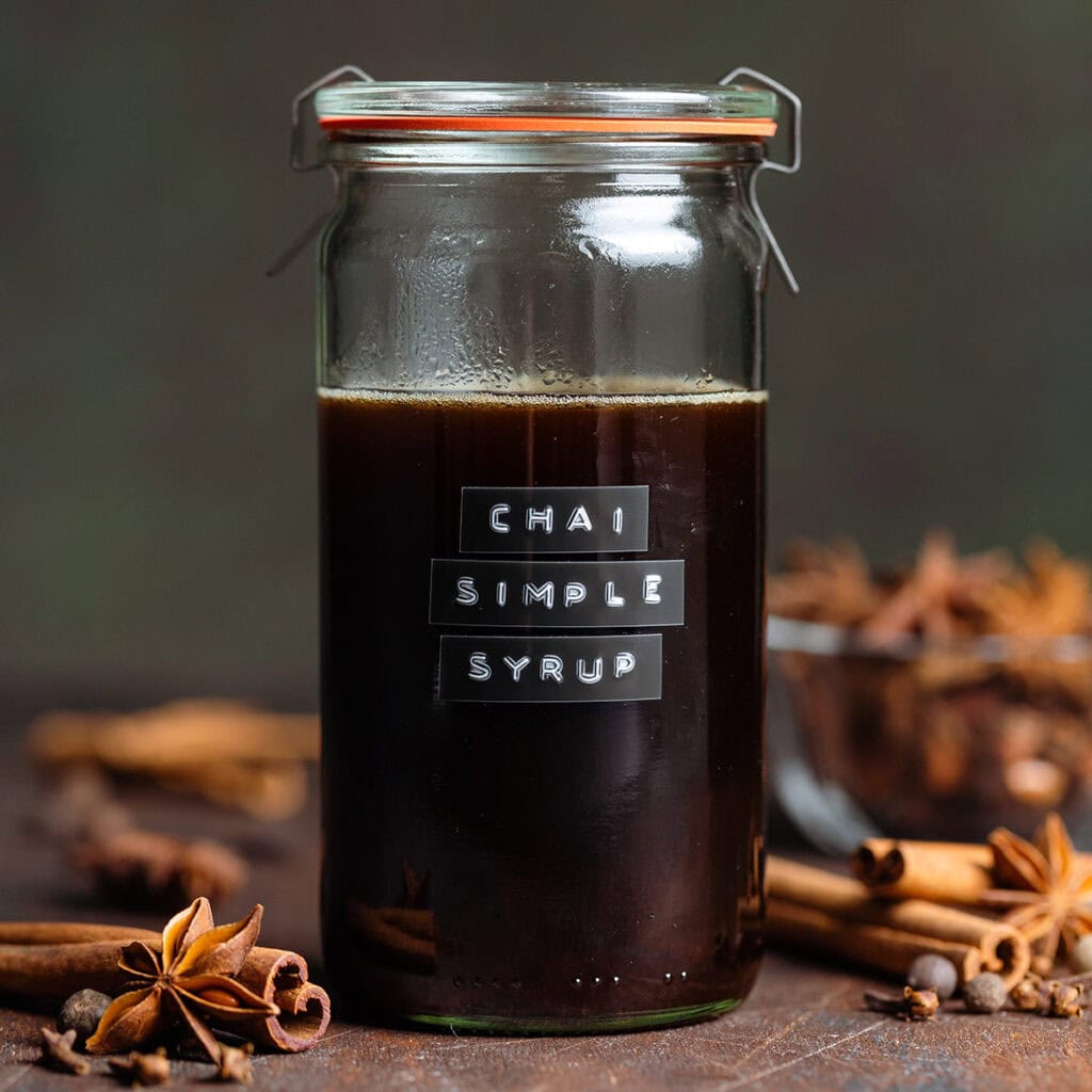 Chai Simple Syrup - The Healthful Ideas