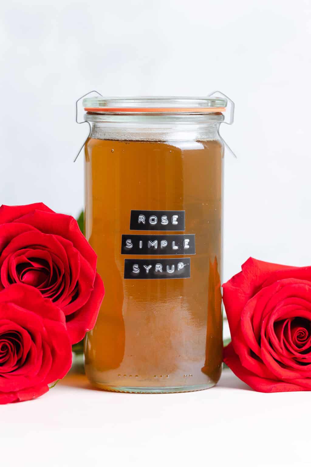 Rose Simple Syrup - The Healthful Ideas