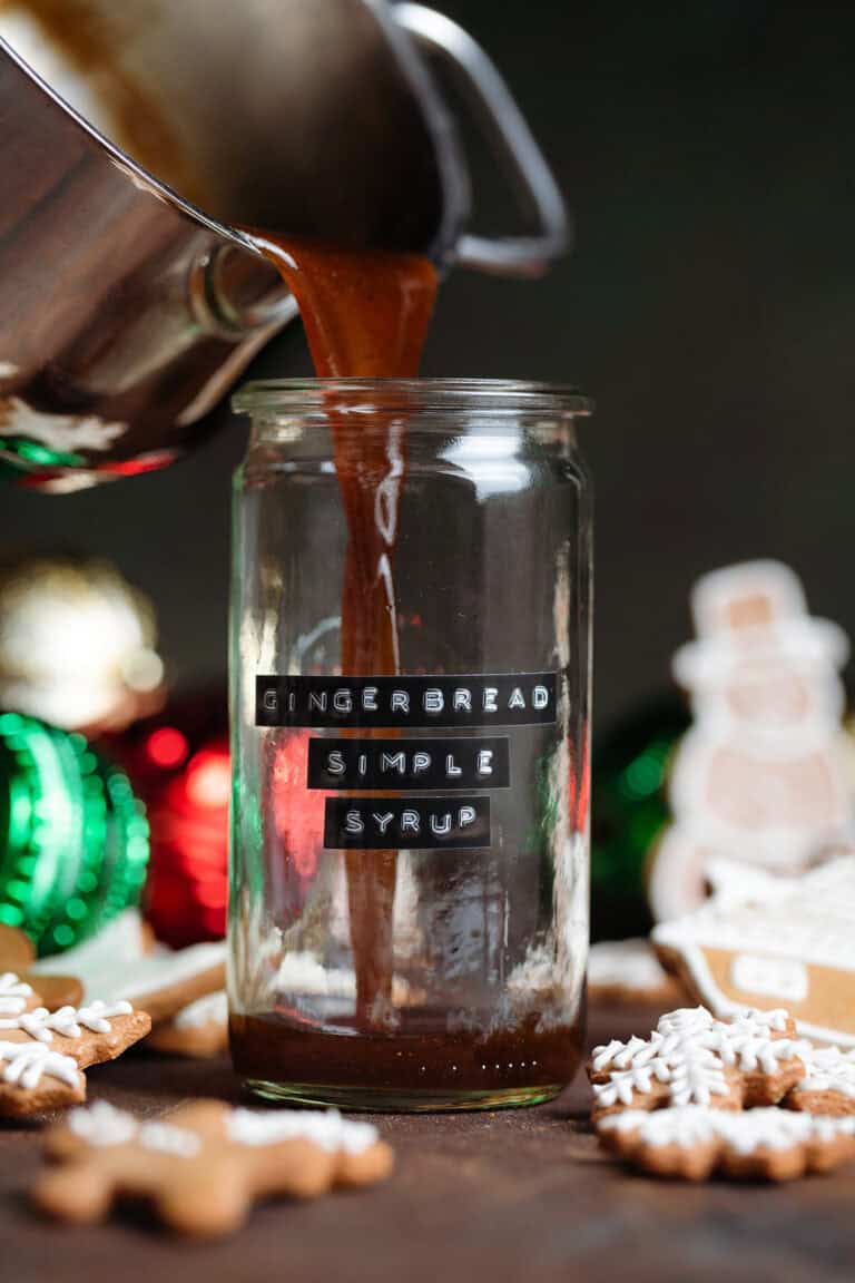 Gingerbread Simple Syrup - The Healthful Ideas