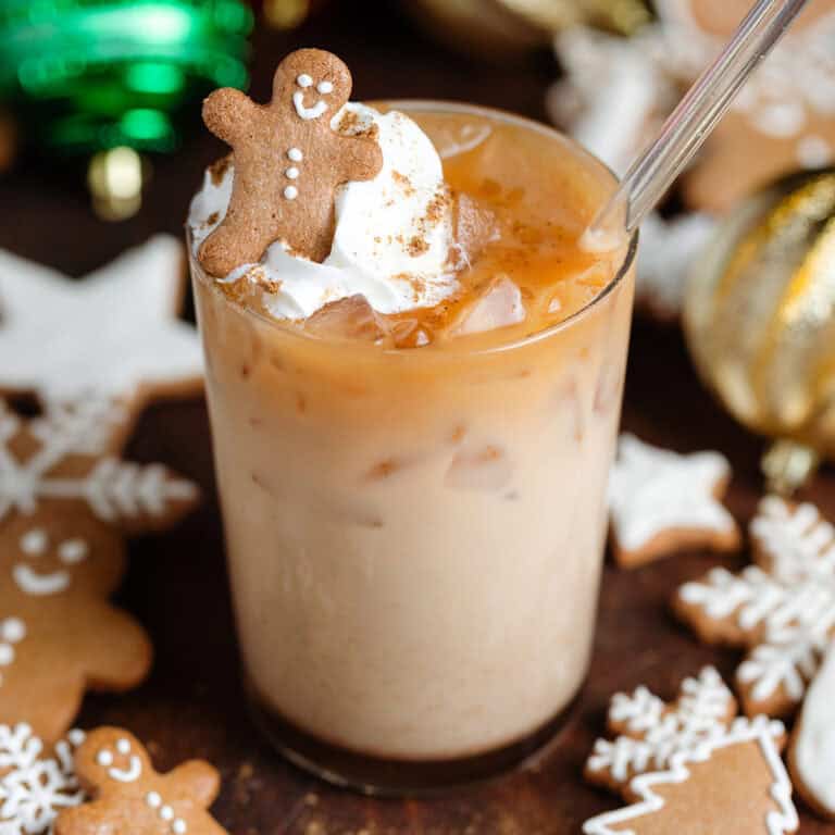 Iced Dirty Chai Latte - The Healthful Ideas