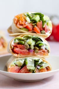 Smoked Salmon Wrap - The Healthful Ideas