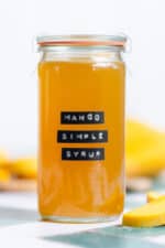 Mango Simple Syrup - The Healthful Ideas