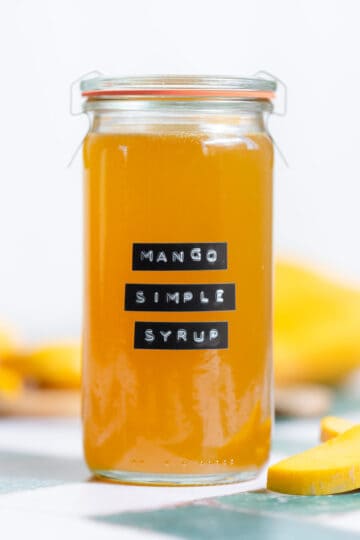 Mango Simple Syrup - The Healthful Ideas