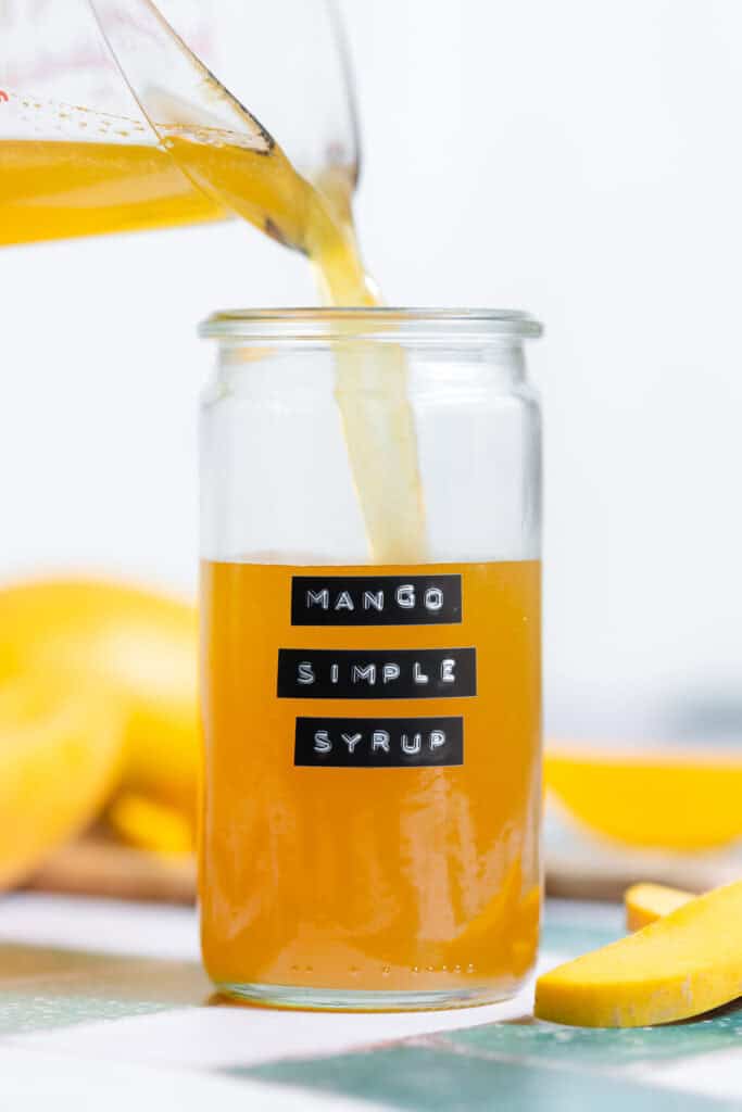 Mango Simple Syrup - The Healthful Ideas