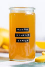 Mango Simple Syrup - The Healthful Ideas