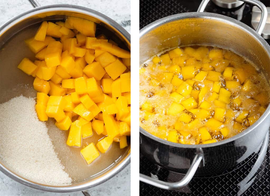 Mango Simple Syrup - The Healthful Ideas