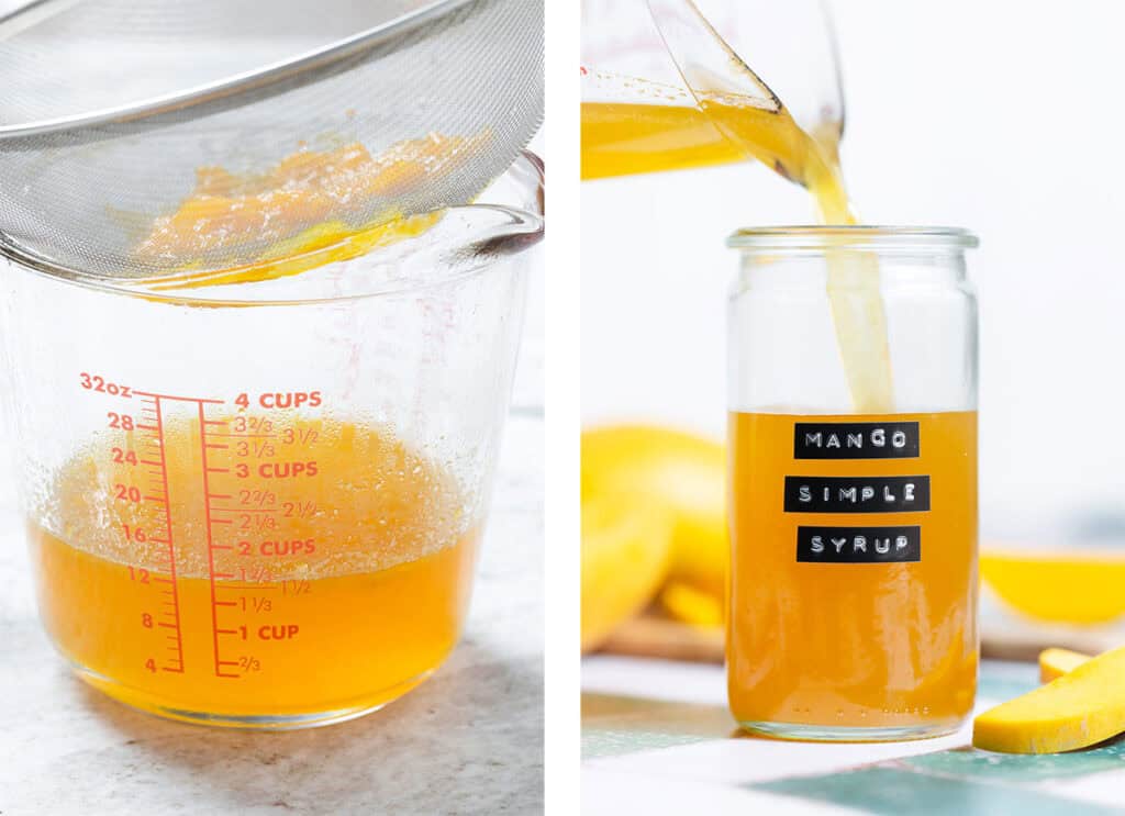 Mango Simple Syrup - The Healthful Ideas