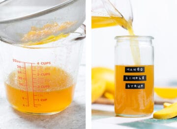 Mango Simple Syrup - The Healthful Ideas