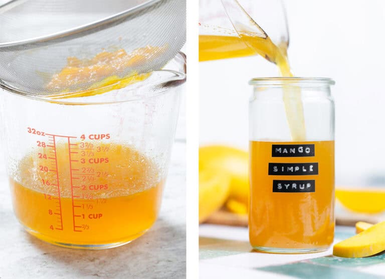 Mango Simple Syrup - The Healthful Ideas