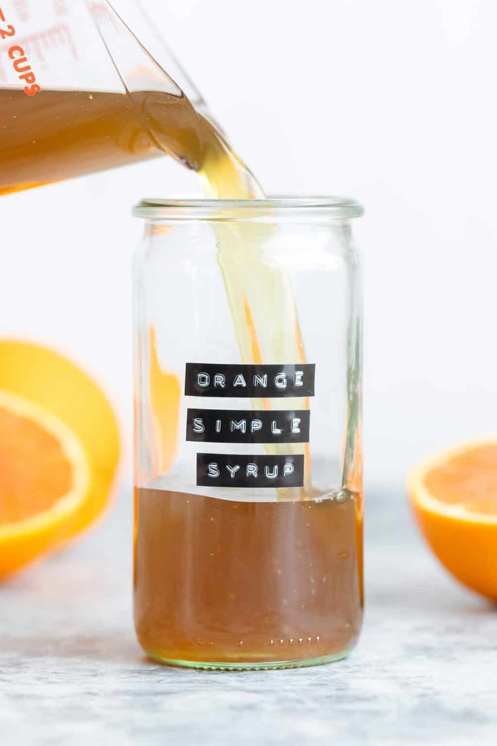 Orange Simple Syrup - The Healthful Ideas