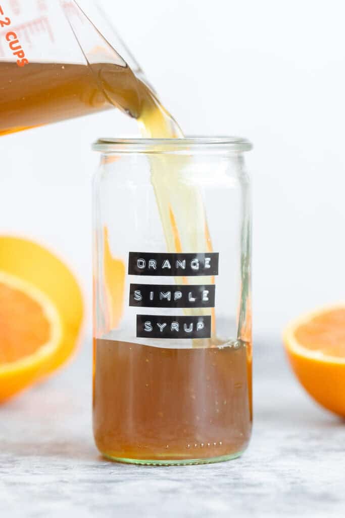 Orange Simple Syrup - The Healthful Ideas
