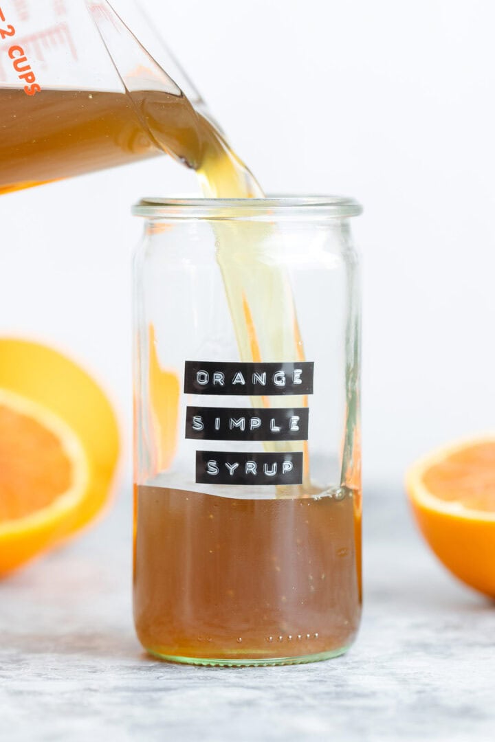 Orange Simple Syrup - The Healthful Ideas