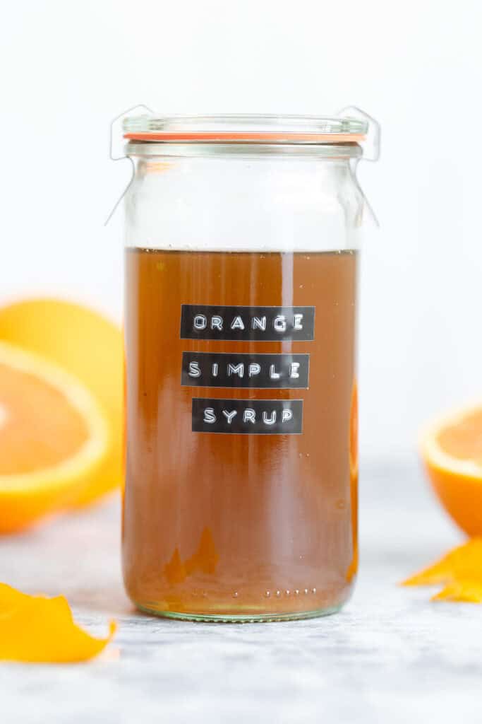 Orange Simple Syrup - The Healthful Ideas