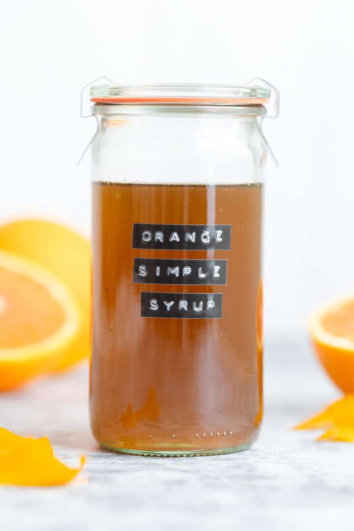 Orange Simple Syrup - The Healthful Ideas