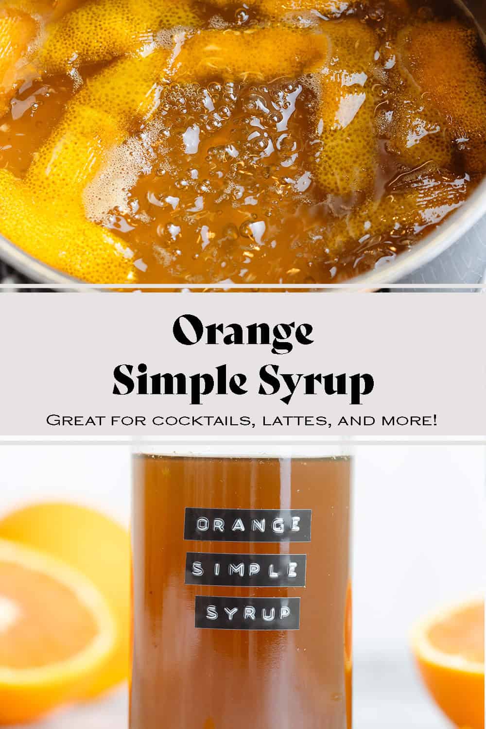 Orange Simple Syrup - The Healthful Ideas