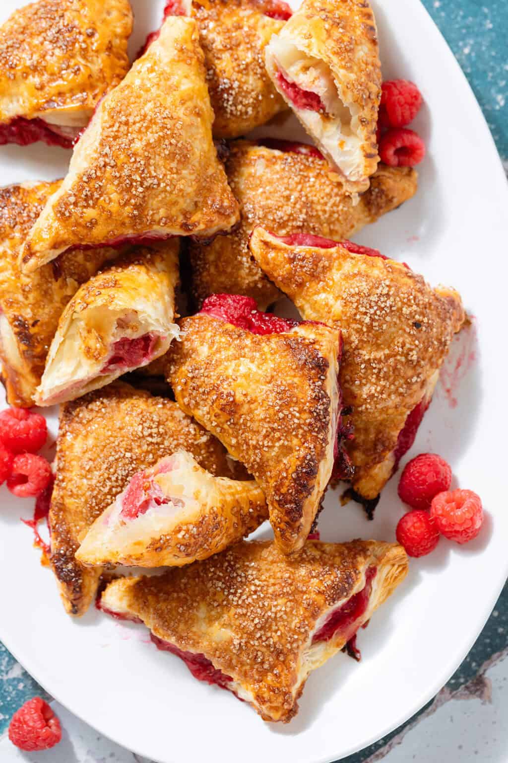 Raspberry Turnovers - The Healthful Ideas