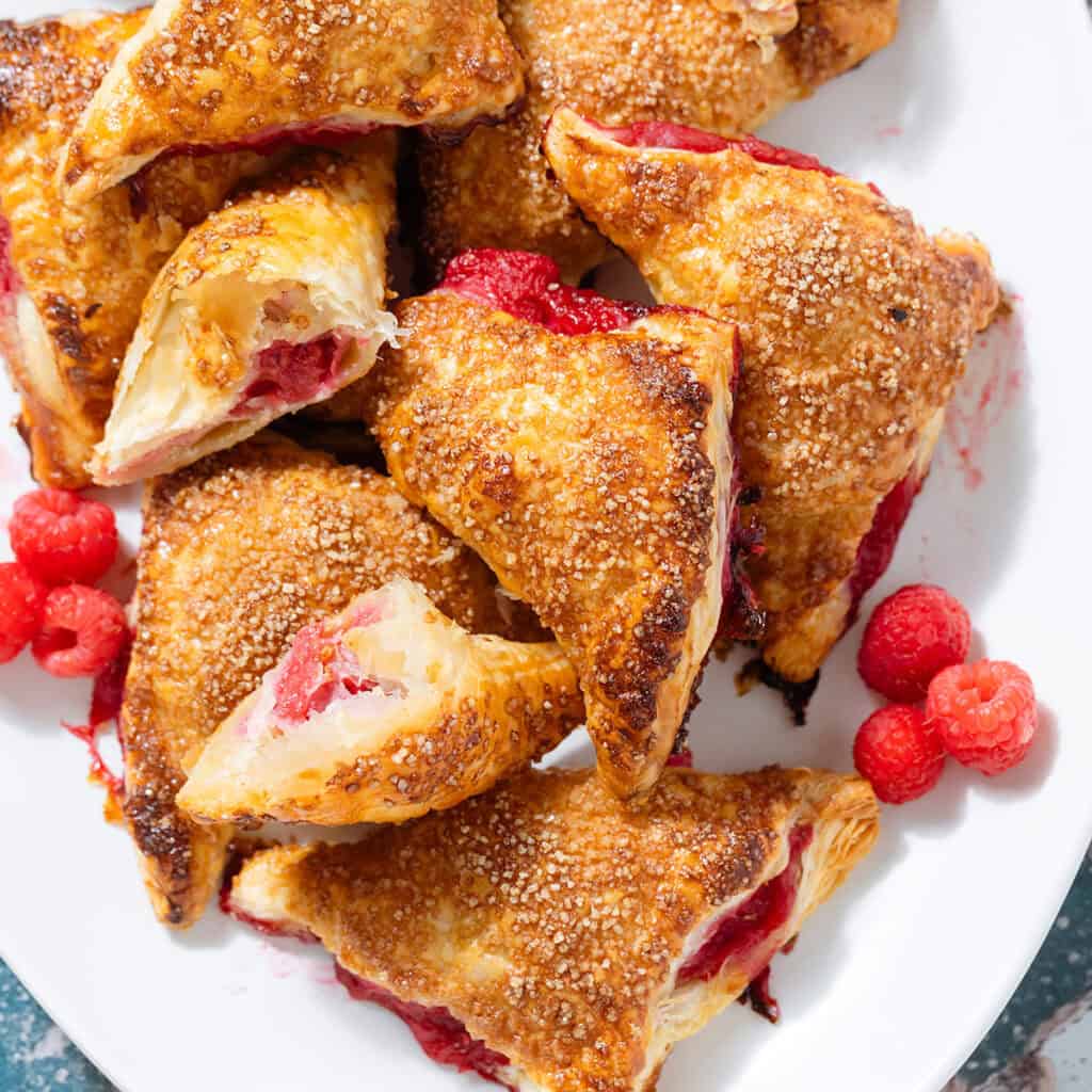 Raspberry Turnovers - The Healthful Ideas
