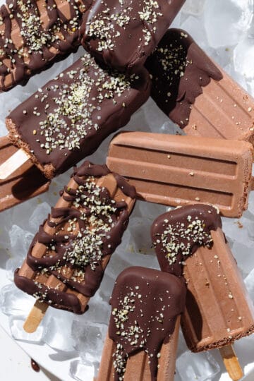 Double Chocolate Popsicles - The Healthful Ideas