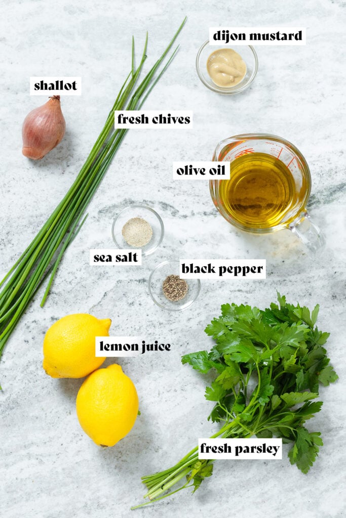Lemon Shallot Vinaigrette - The Healthful Ideas