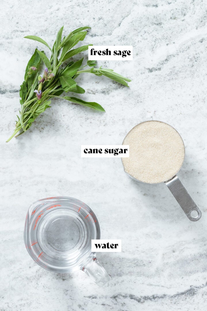 Sage Simple Syrup - The Healthful Ideas