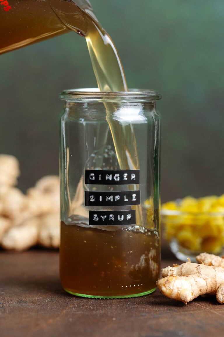 Ginger Simple Syrup - The Healthful Ideas