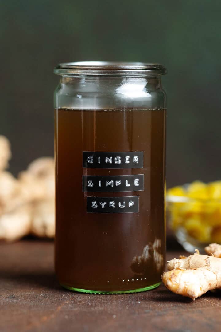 Ginger Simple Syrup - The Healthful Ideas