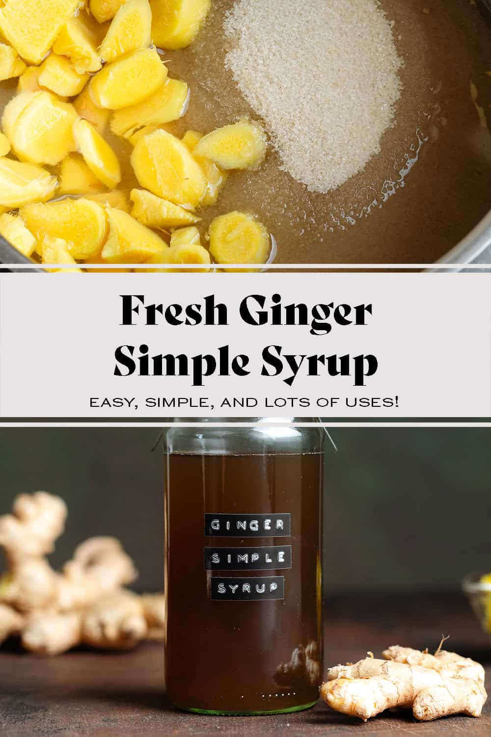 Ginger Simple Syrup - The Healthful Ideas