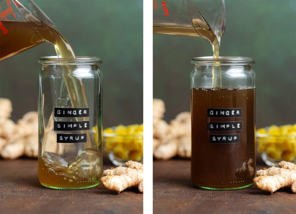 Ginger Simple Syrup - The Healthful Ideas
