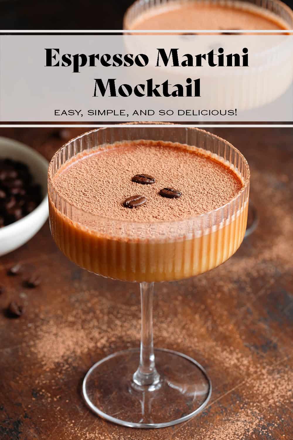 Espresso Martini Mocktail - The Healthful Ideas