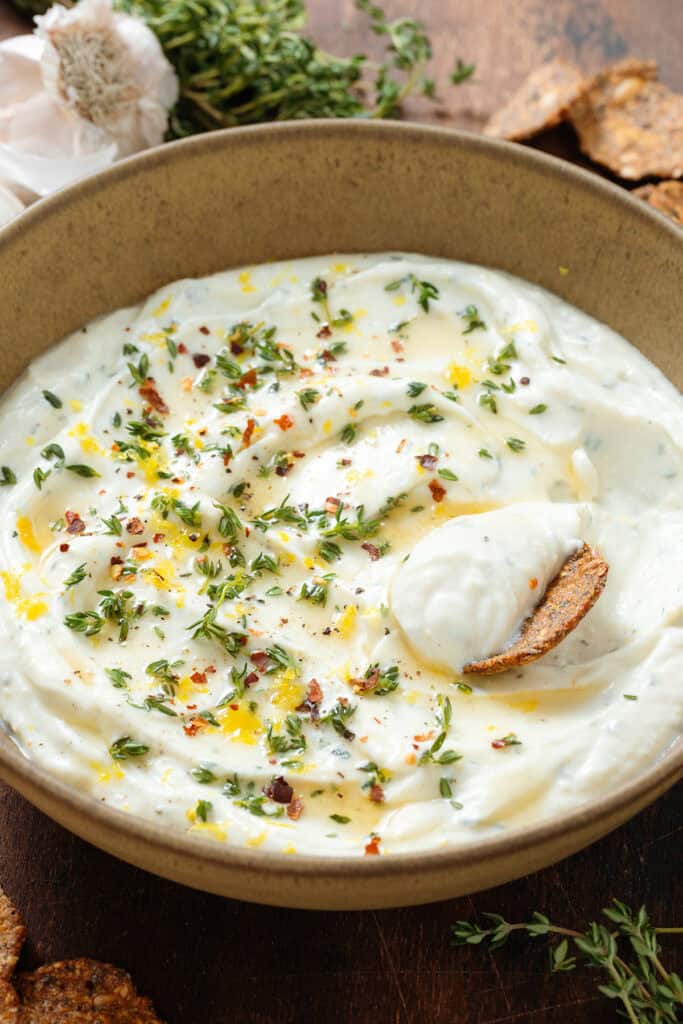 Whipped Ricotta Dip - The Healthful Ideas