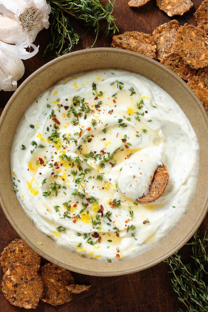 Whipped Ricotta Dip - The Healthful Ideas